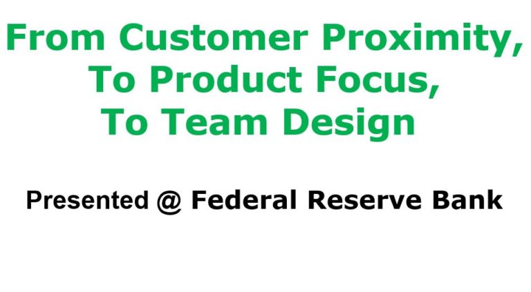 From Customer Proximity, To Product Focus, To Team Design – Coaching ...